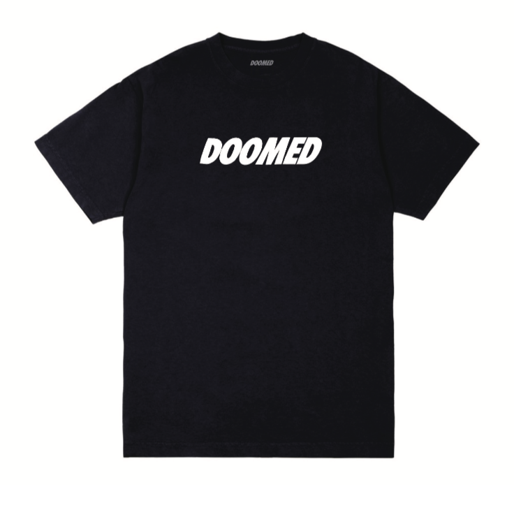 DOOMED BASIC TEE BLACK – Local BMX
