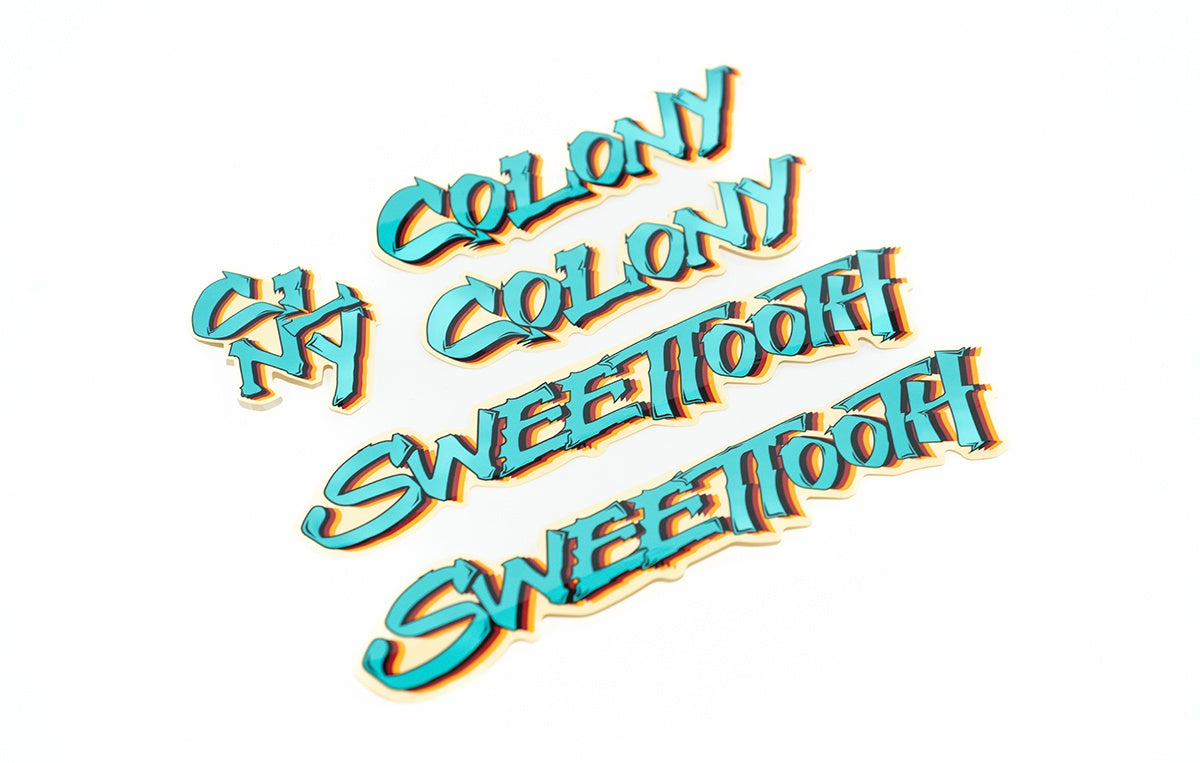 COLONY SWEET TOOTH FRAME STICKER KIT – Local BMX