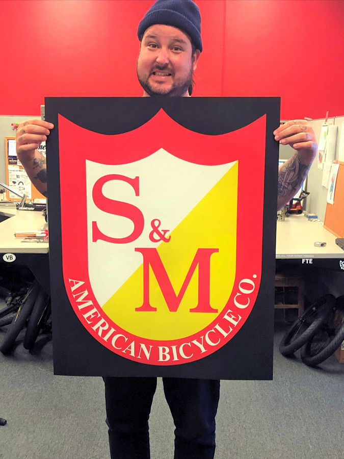 S&M SHIELD BANNER – Local BMX