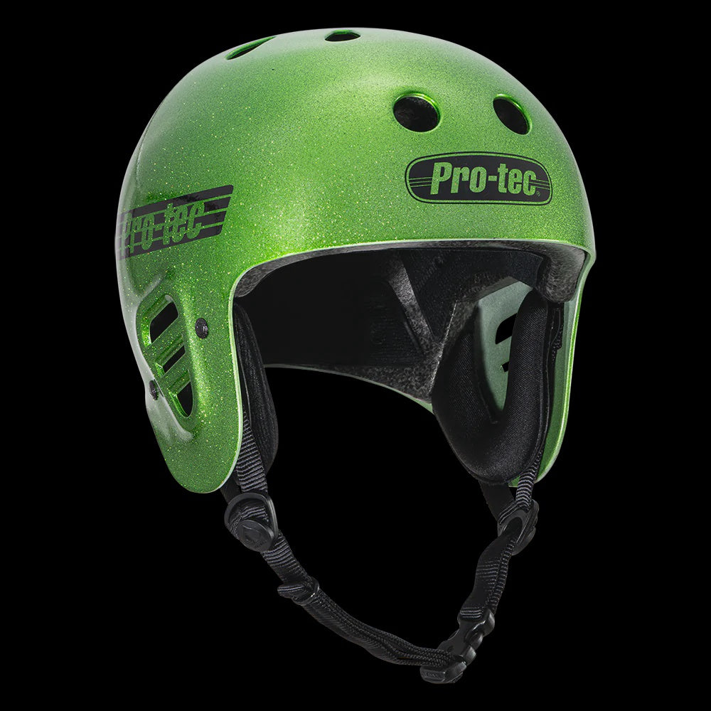 PROTEC FULL CUT HELMET CANDY GREEN FLAKE – Local BMX
